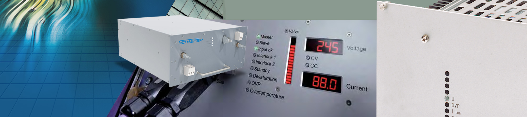 Rugged Power Supplies · Power Conversion Applications · Schaefer